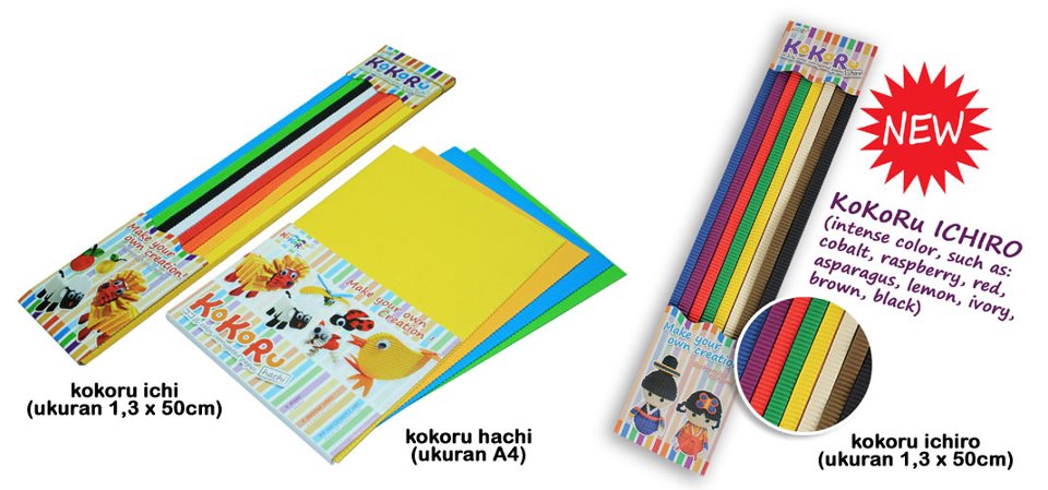 Angelkawai's Diary: Handmade - KoKoRu ( Color Corrugated Paper)