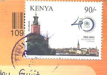 Collecting postcards from all around the world: Kenya safari