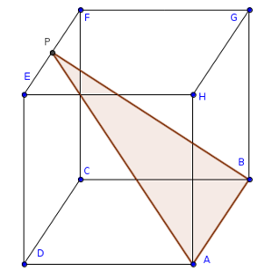Problemas Matemáticos: Cubo y triángulo