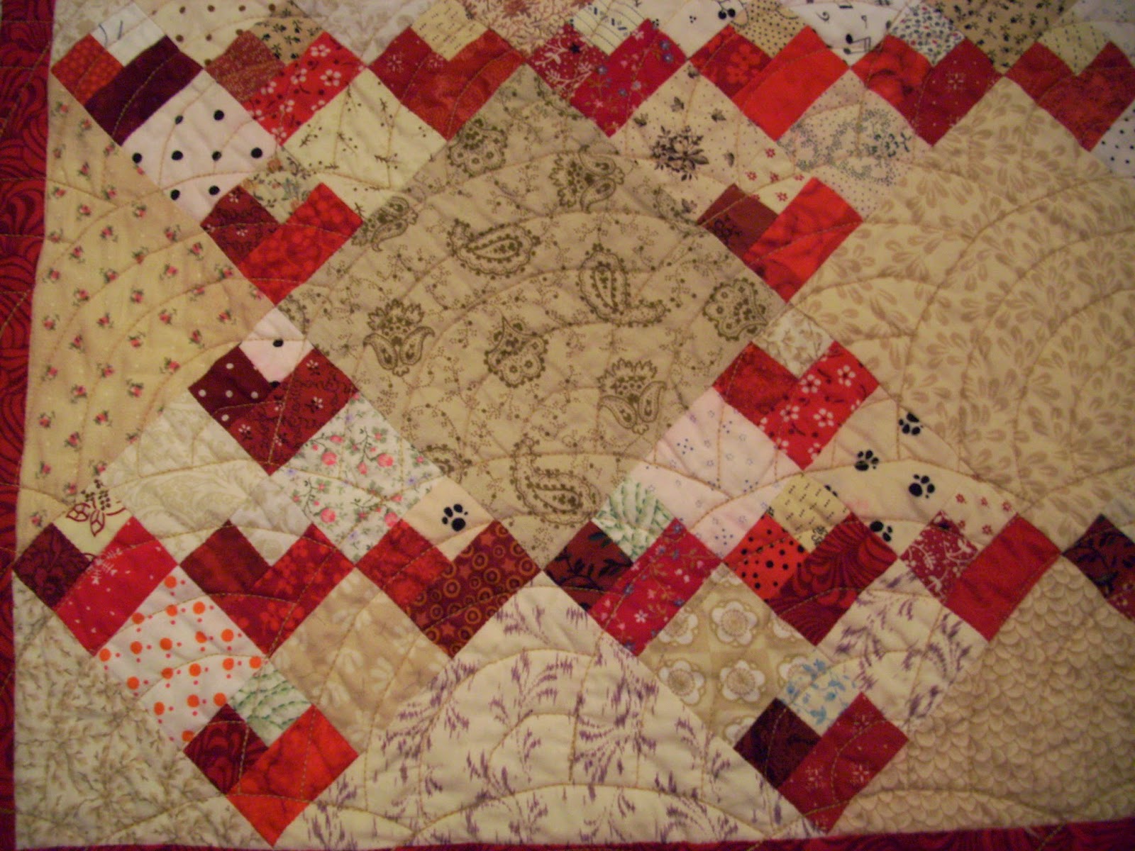 Happy to be Scrappy: Baptist Fan Quilting