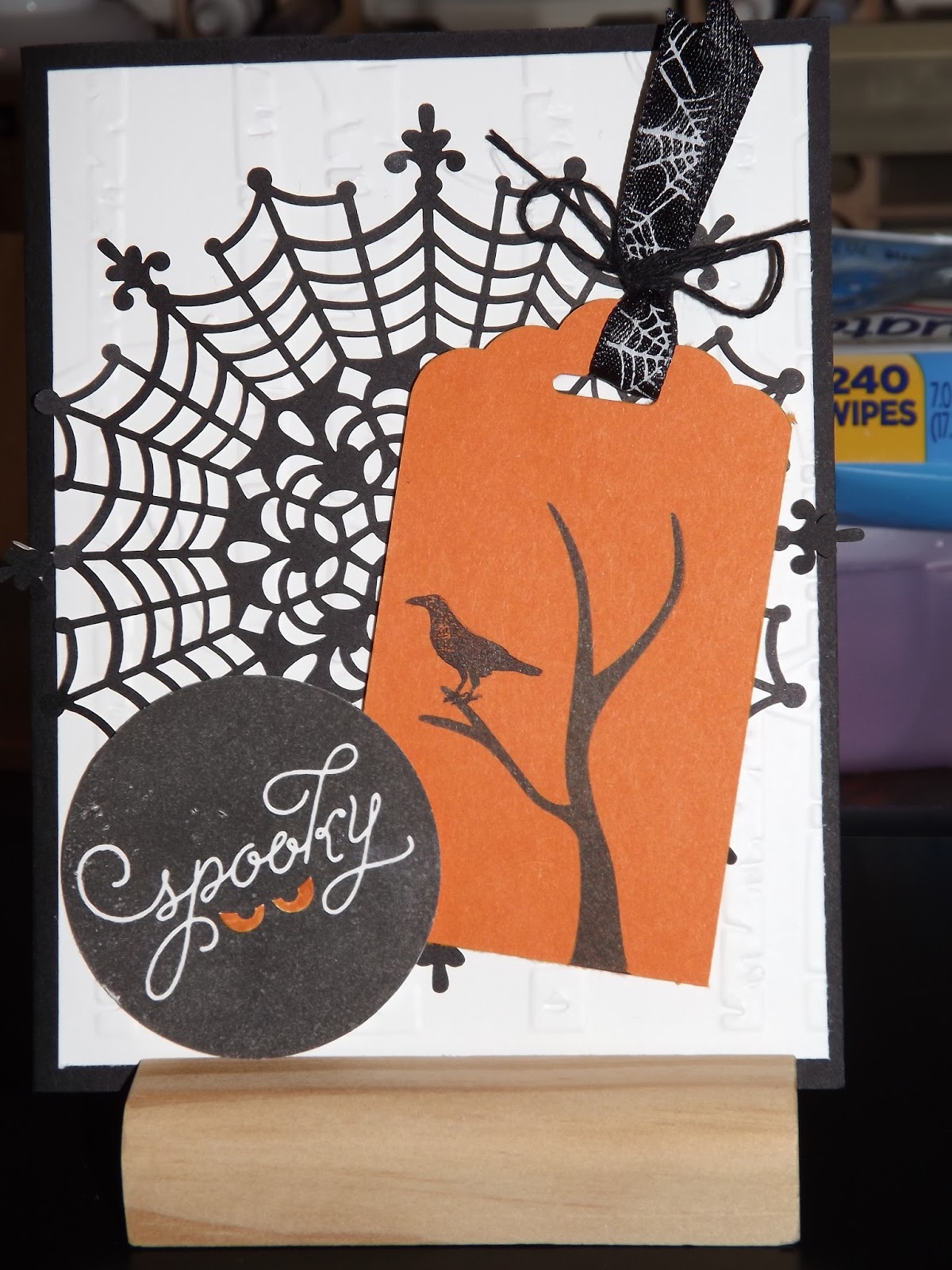 Nanny's Pansy Patch: Spooky Halloween Card