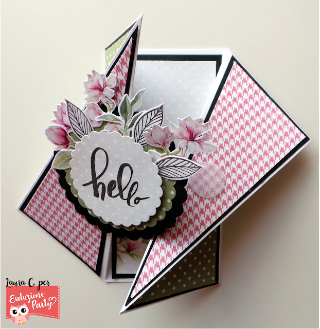 evoluzioneparty: Diagonal Gate Fold Card