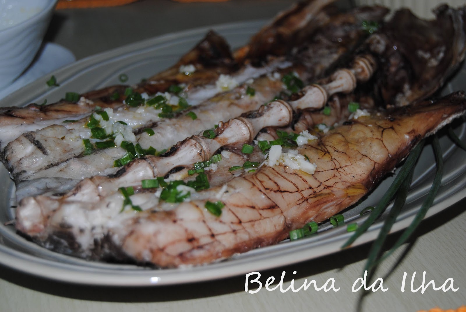 Belina da Ilha: Bicuda grelhada na brasa