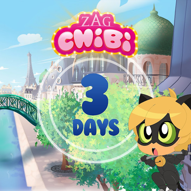 El Cielo no es un Límite: Zag Chibi, 3 días para la nueva mini serie de Miraculous Ladybug!!!!!!