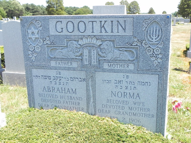 (going) The Extra Yad: Tombstone Tuesday: Abraham and Norma Orenstein ...