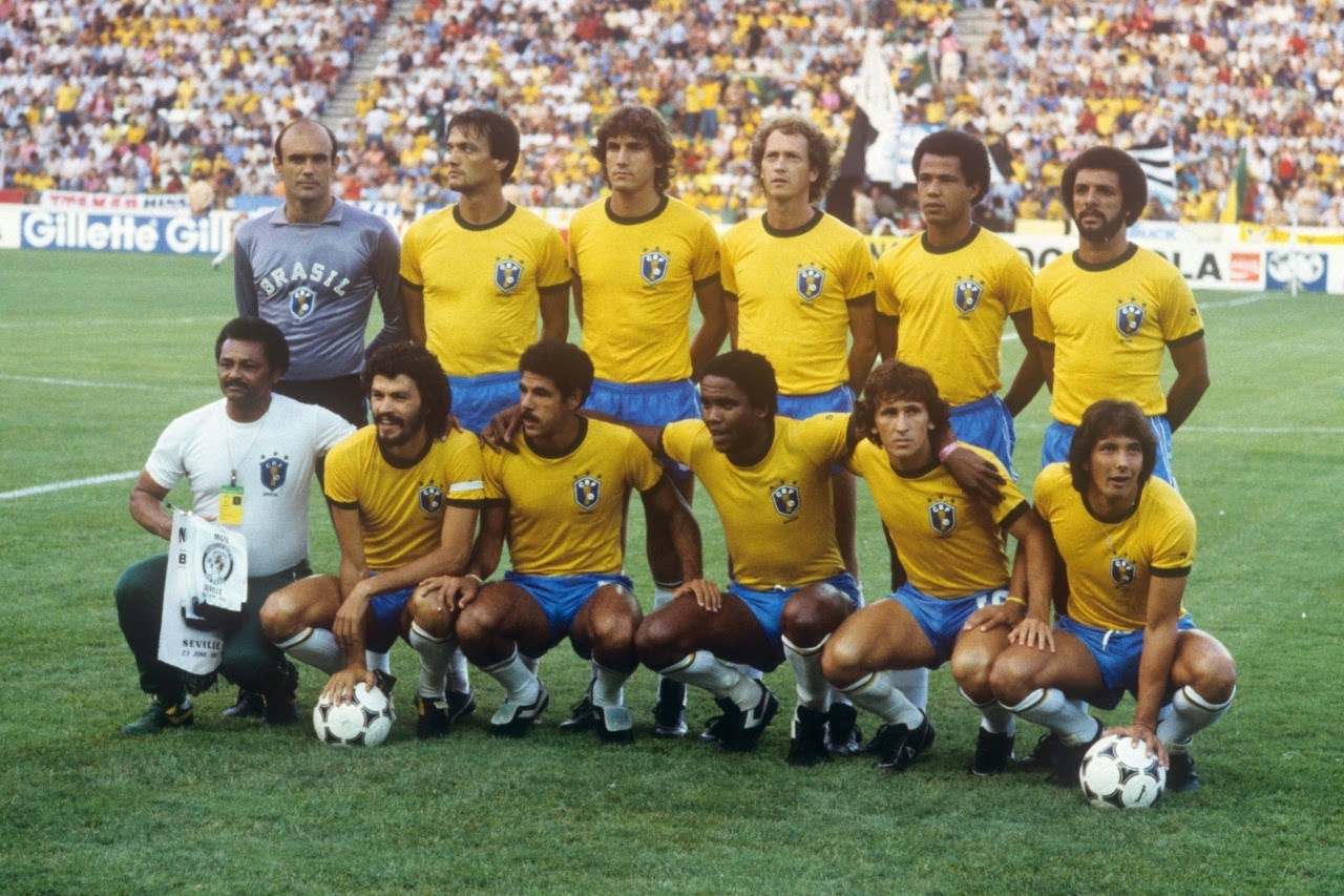 Botões para Sempre: Foto histórica - Futebol: Brasil 1982 + Álbum Ping ...