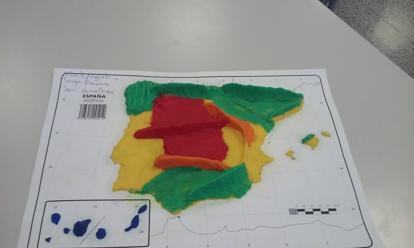 Geografia PJO 2n BAT: Learning by Doing (El relieve de España con ...