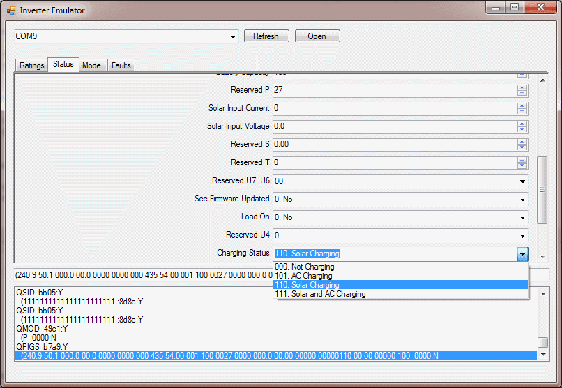 The Load Shed: Advanced: Communicating with the inverter