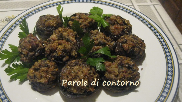 parole di contorno : Funghetti ripieni