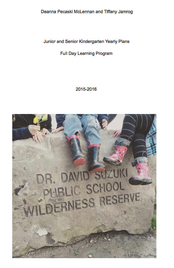 Joyful Learning in the Early Years: Planning in an Emergent Program