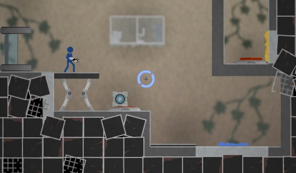 Portal 2D walkthrough