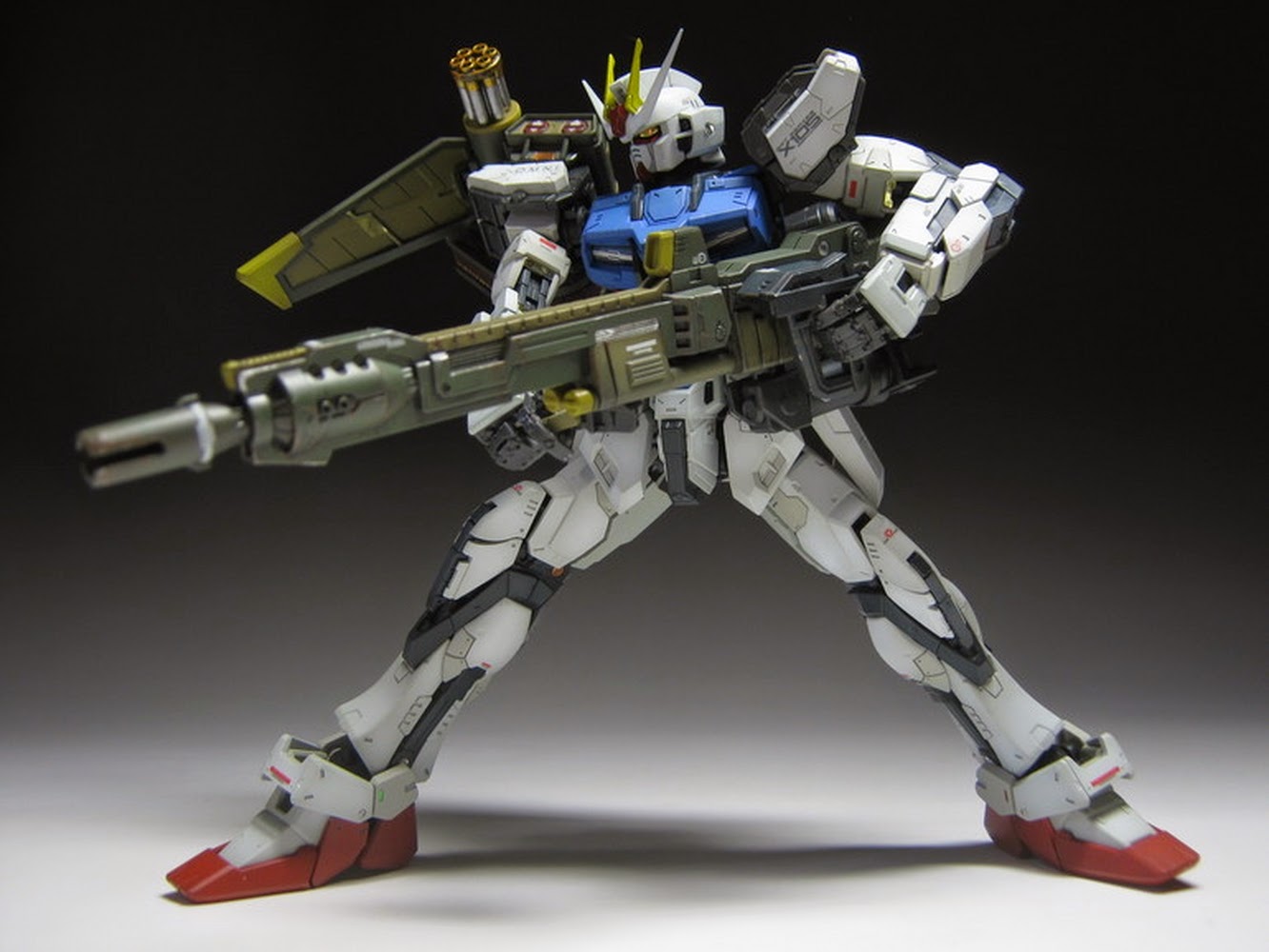 Custom Build: RG 1/144 Launcher Strike Gundam
