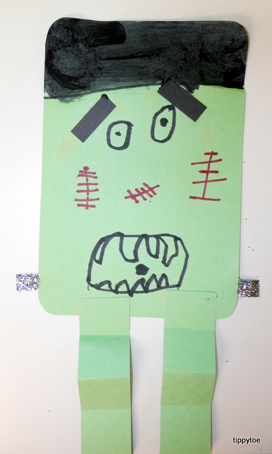 Tippytoe Crafts: Frankenstein's Monster Craft