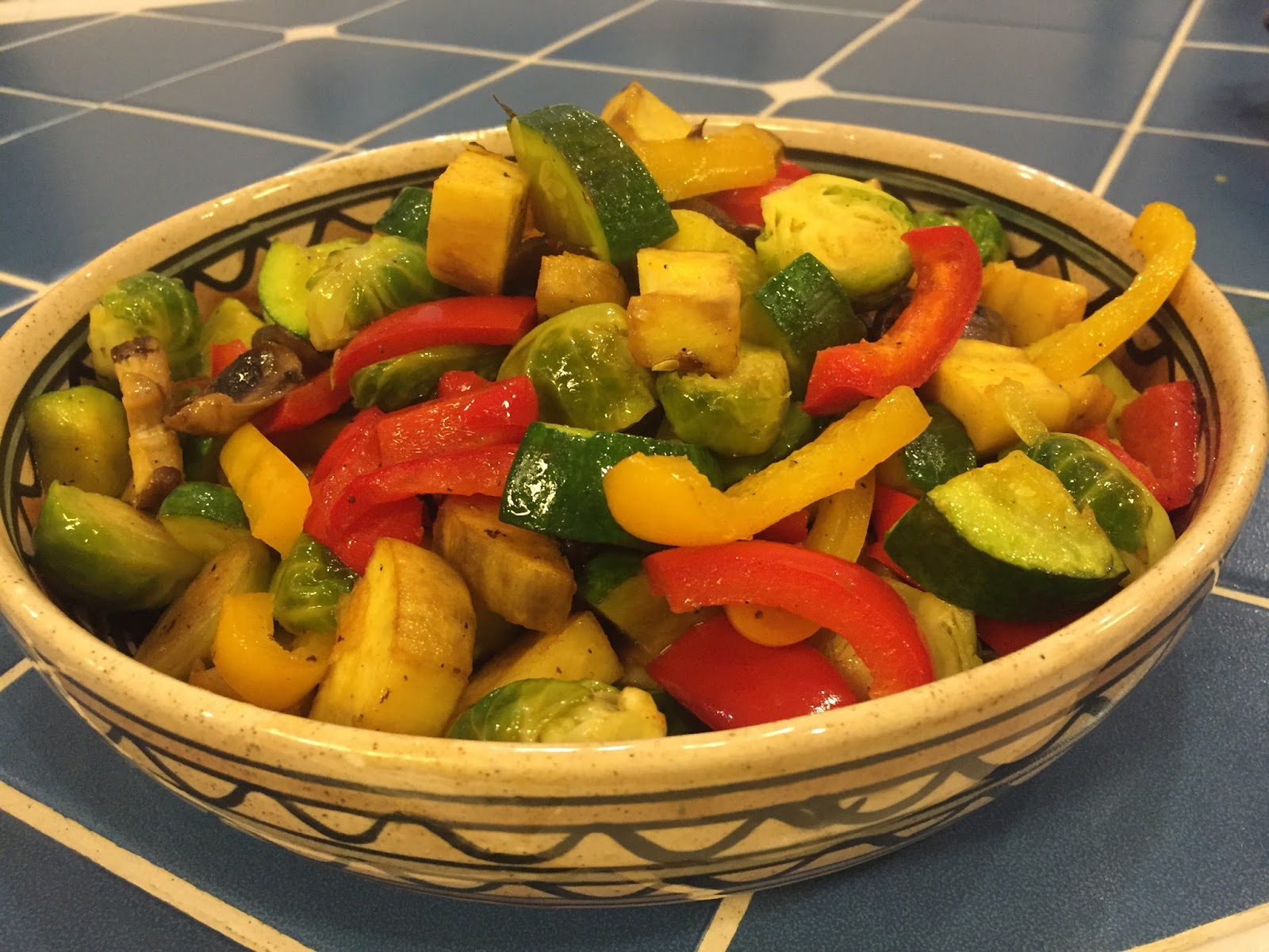 37 Cooks: Mixed Vegetables with Chicken Salt Spice Blend