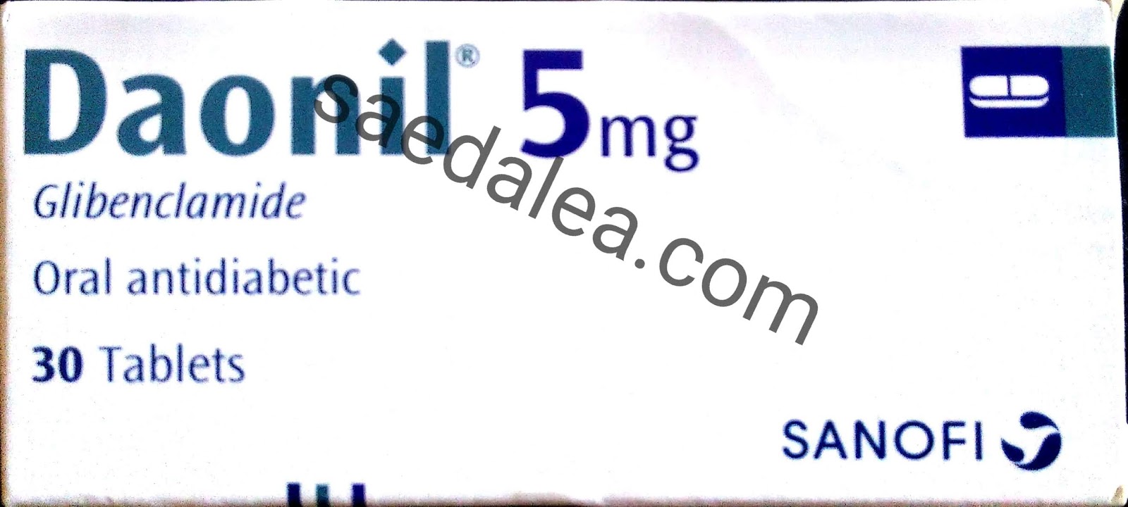 دوانيل 5 مجم لعلاج مرضى السكري من النوع الثاني Daonil 5 mg tablets
