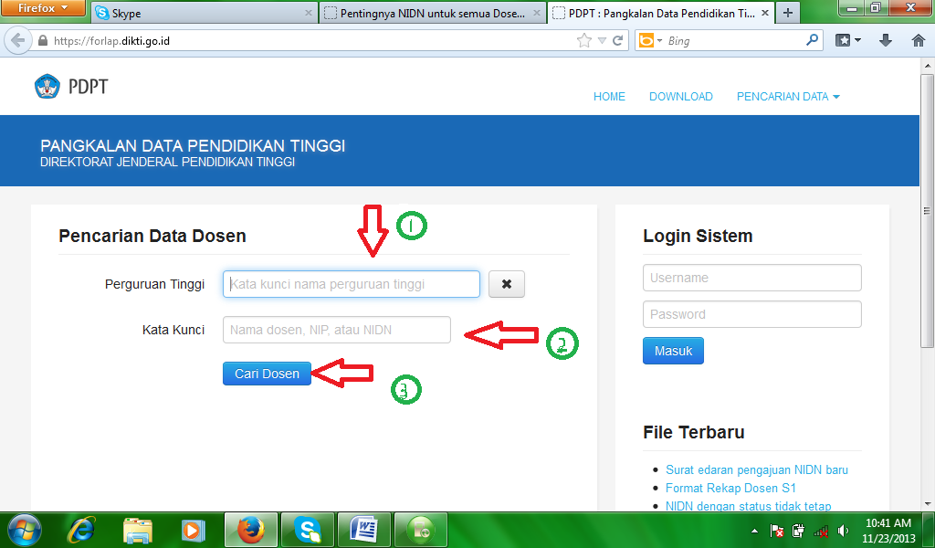 Buku Harian Seorang Dokter: Cara Mengetahui NIDN (Nomor Induk Dosen ...