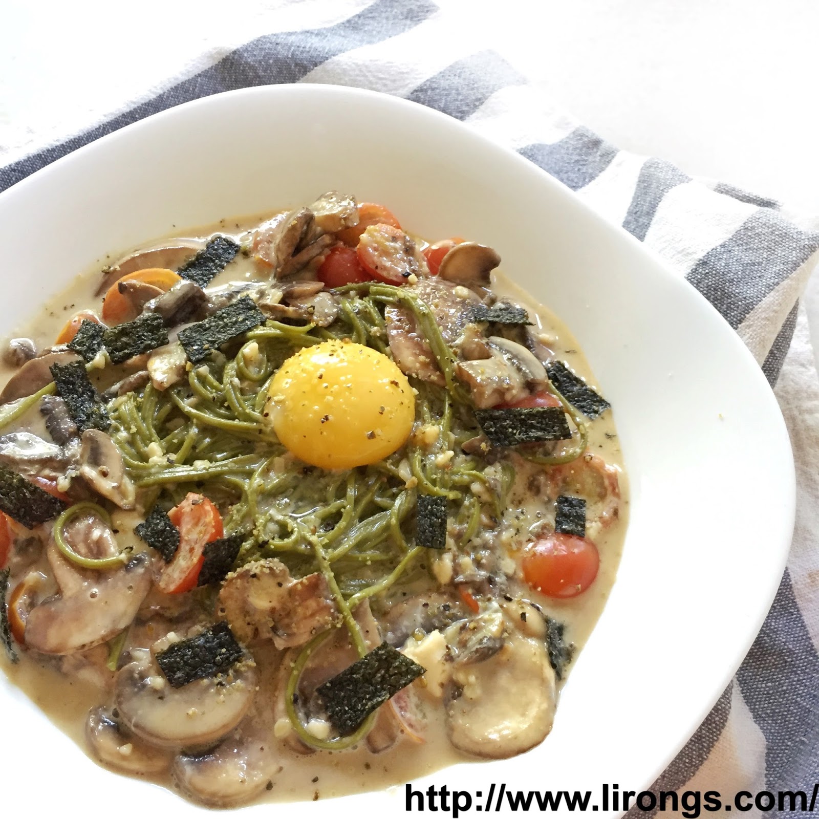 Lirong | A singapore food and lifestyle blog: Recipe: Matcha Soba ...