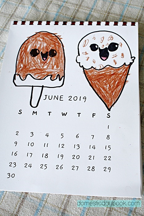 Art Project for Kids - Calendar