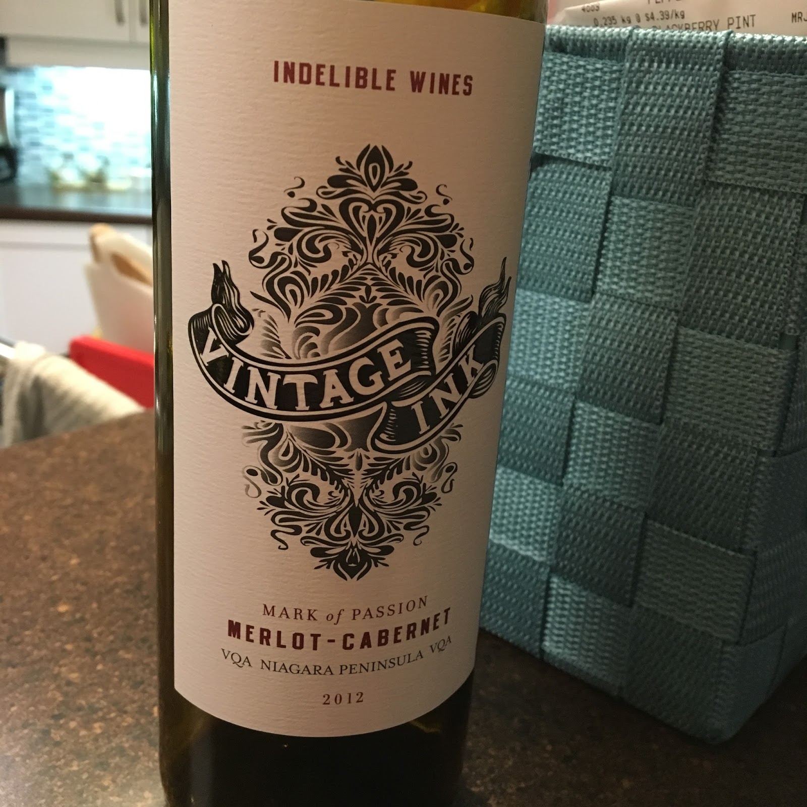 Wine Review - 2012 Vintage Ink Merlot-Cabernet: A Pretty Good Niagara Blend