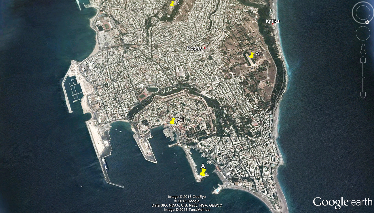 ArqueoLugares: RODAS medieval. Isla de Rodas. Dodecaneso. Grecia.