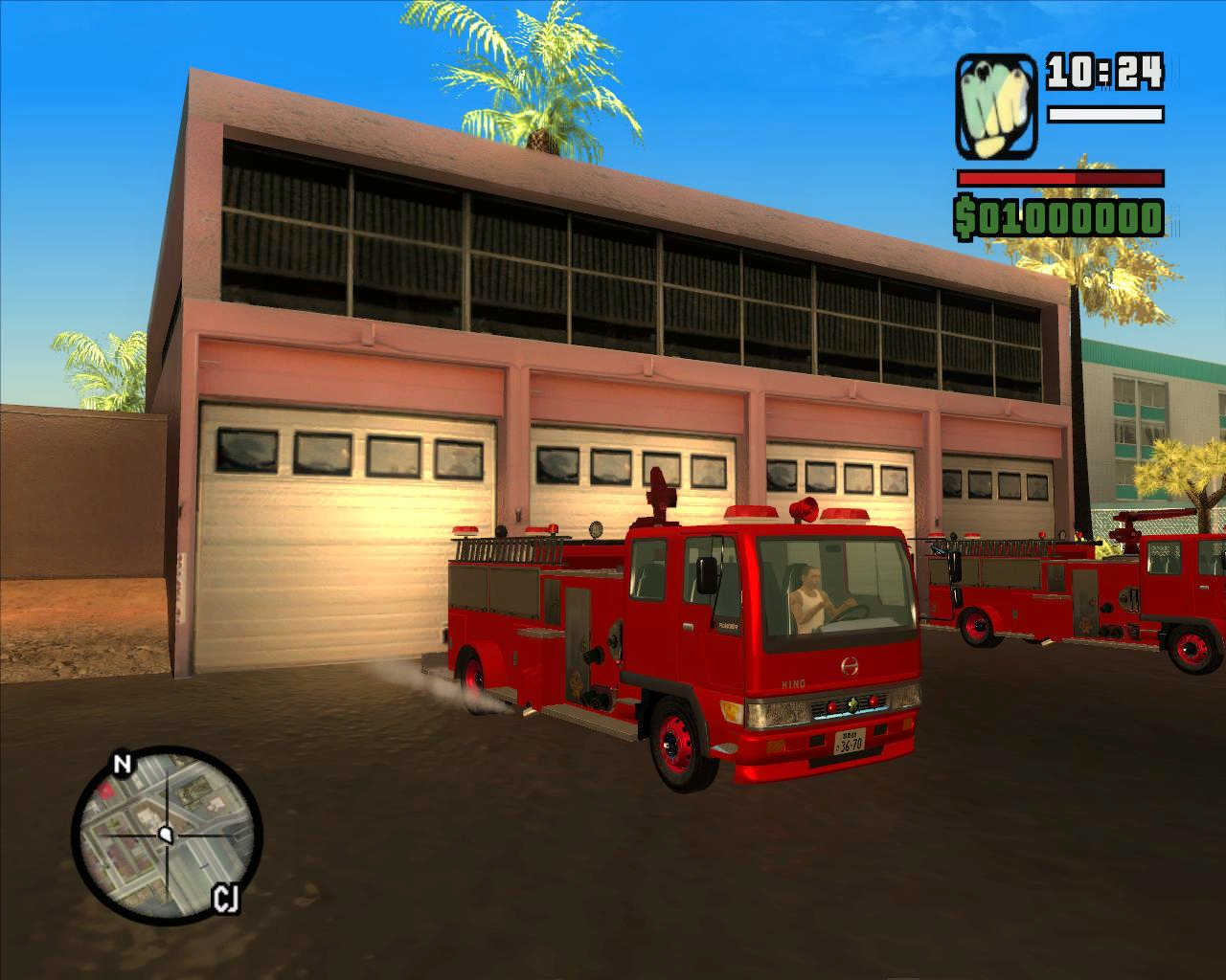 Hino Ranger Fire Truck - Gta San Andreas - Games - The World of All ...