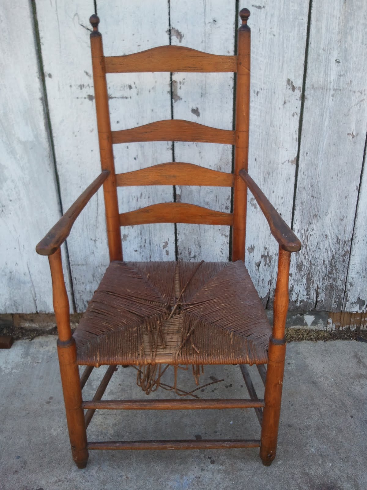 John Mark Power, Antiques Conservator: Mid-Atlantic Ladderback Arm ...