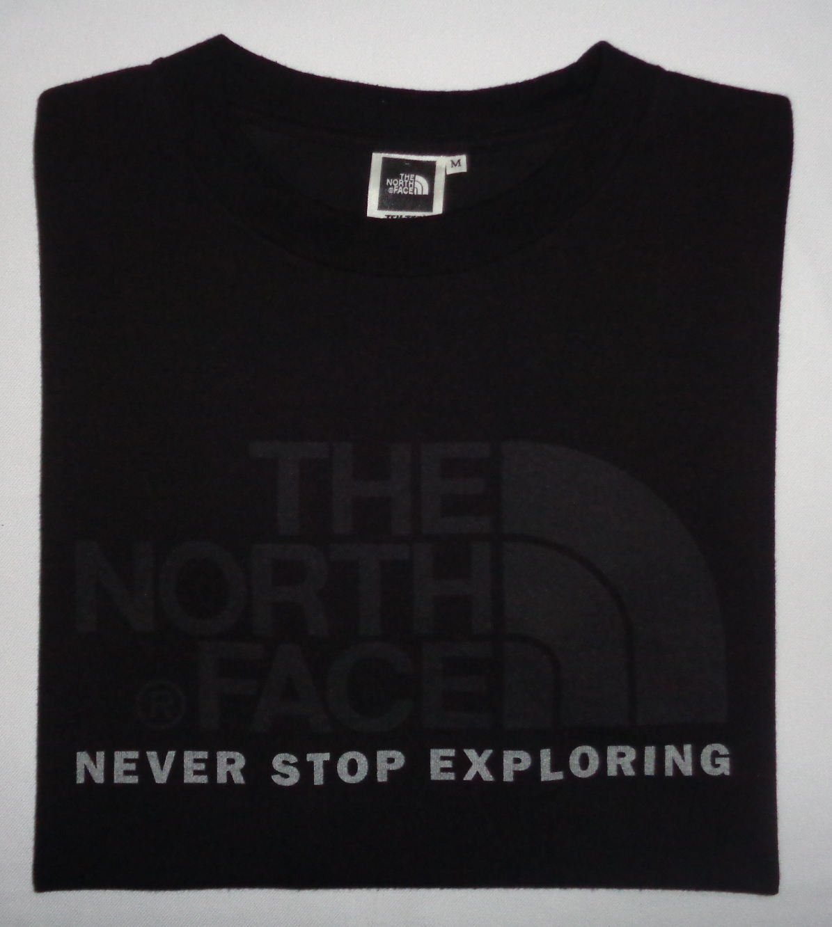 suedeheadbundles: The North Face : Never Stop Exploring Logo Black ...