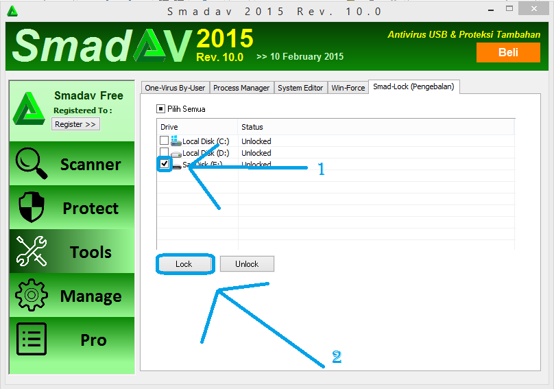 CARA MEMPROTEKSI FLASHDISK DARI VIRUS MENGGUNAKAN ANTIVIRUS SMADAV ...
