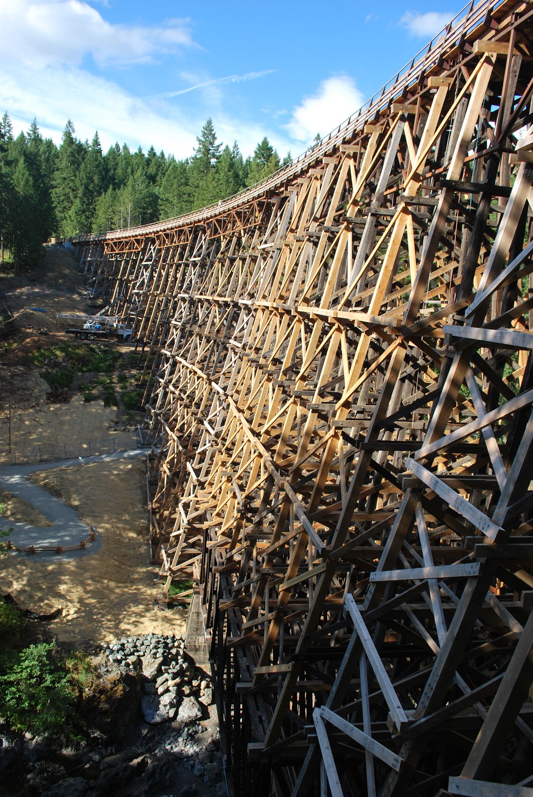 Wanderings . . .: Largest wooden trestle