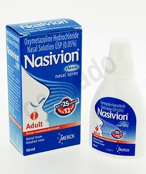 MEDICAL INDEX: Nasivion Nasal Spray [Oxymetazoline Hydrochloride Nasal ...