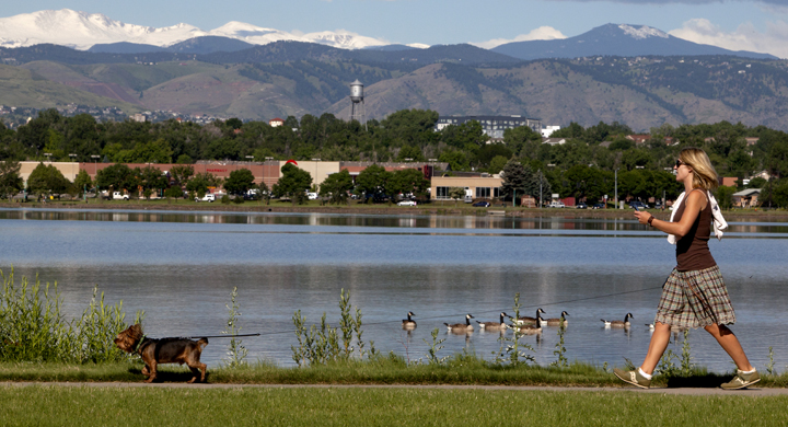 Ken Papaleo: X Marks the Shot: Sloan's Lake, Denver, Colorado.