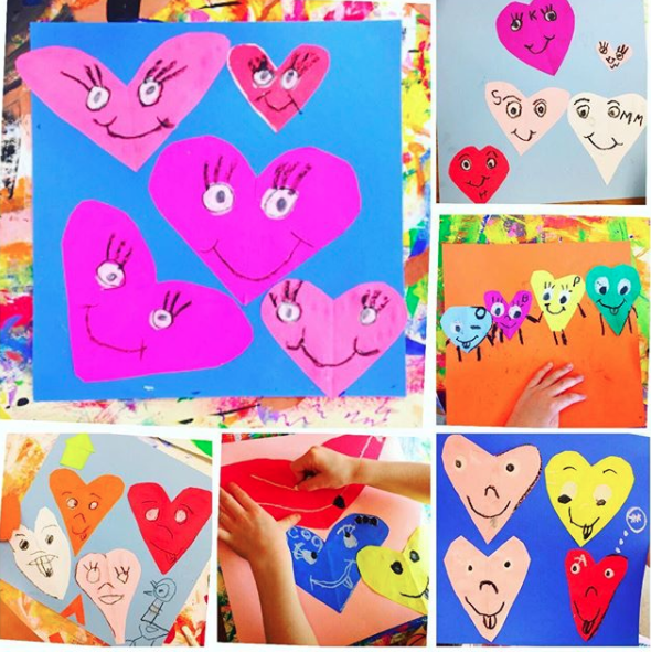 Cassie Stephens: How to Make a Paper Heart with Kindergarten!