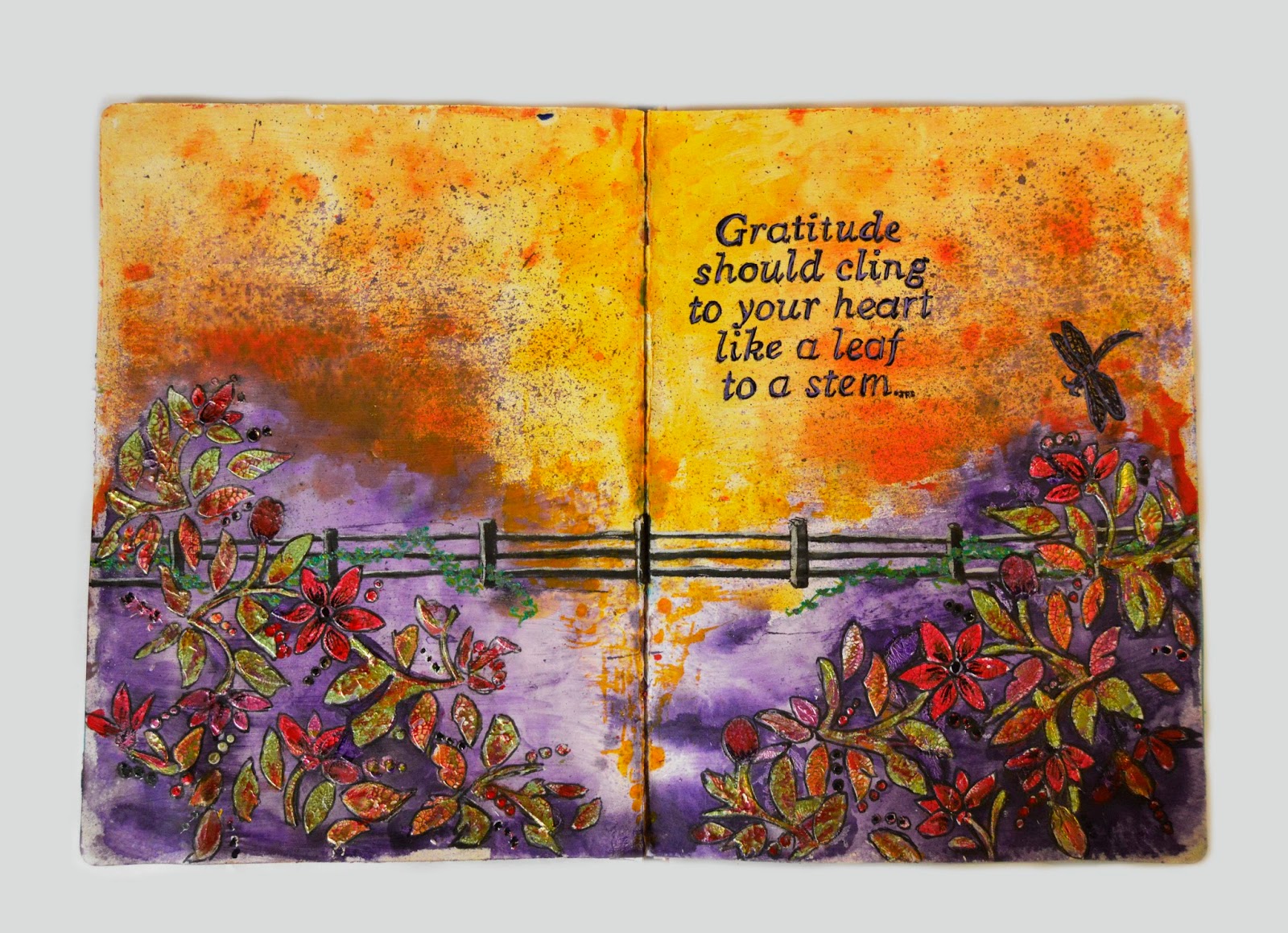 Joi@RR: Art Journal: Gratitude - for me - it's every day.