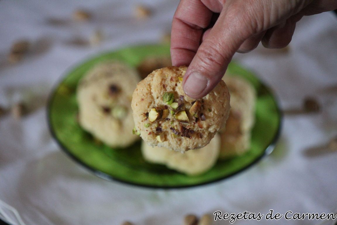 Galletas de pistachos
