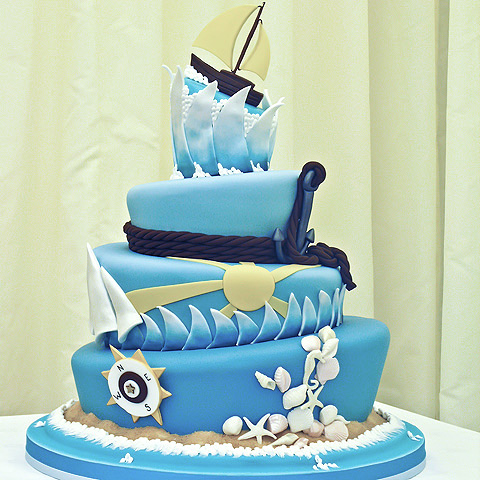 Birthday Cakes For You: Sailor cake