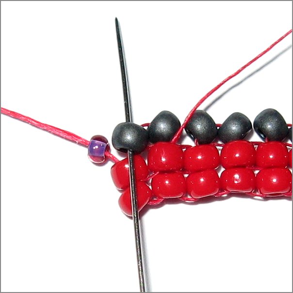 Operation Tackle That Bead Stash!: Basic Stitch Tutorial - Herringbone Stitch