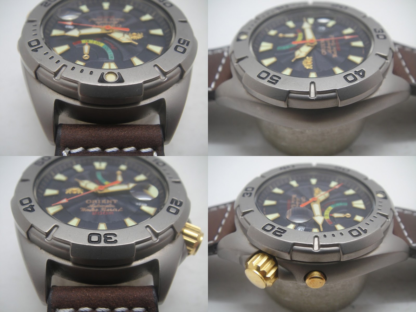 Antique Watch Bar: ORIENT M-FORCE MECHANICAL 200M TITANIUM OS30 (SOLD)