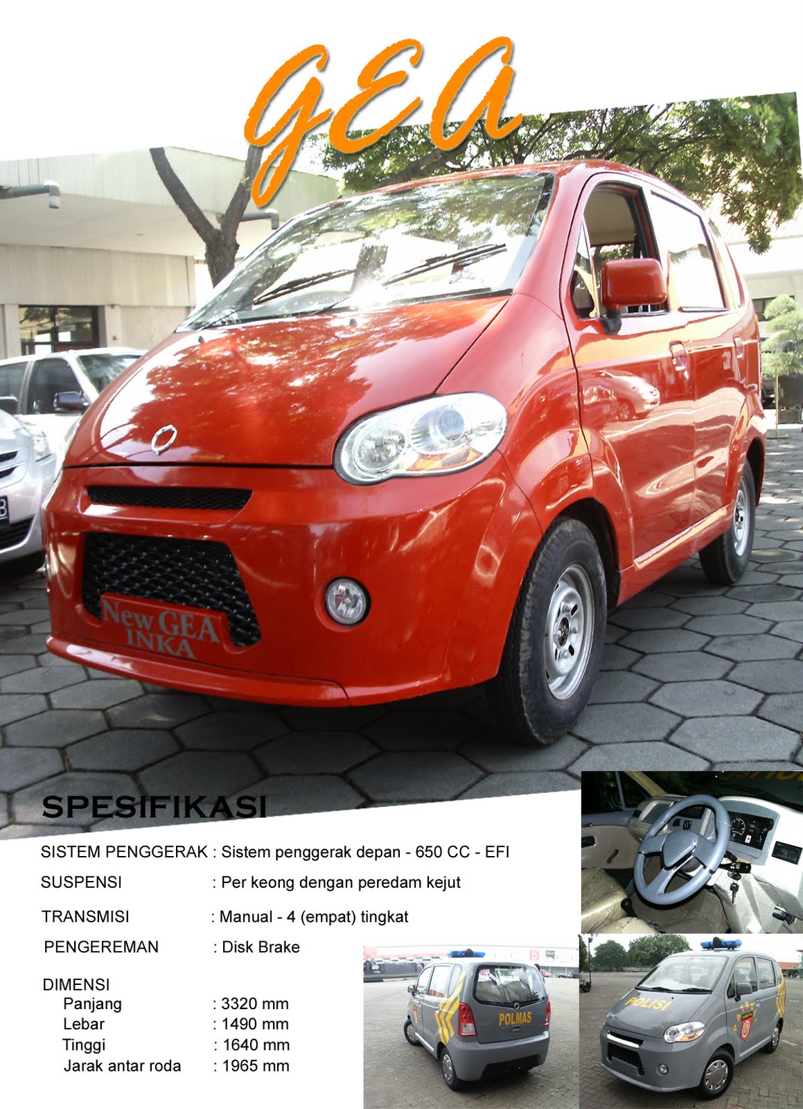 Mobil Nasional GEA: Inka Terima Pesanan 250 Mobil GEA