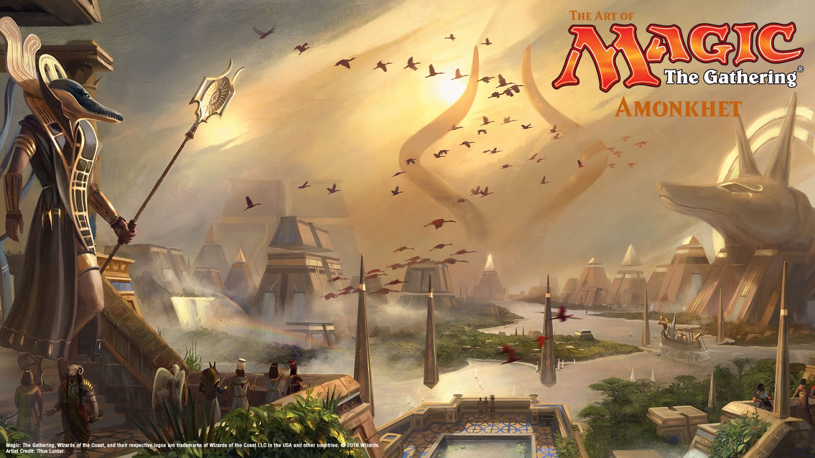 MTG Realm: Amonkhet Key Art