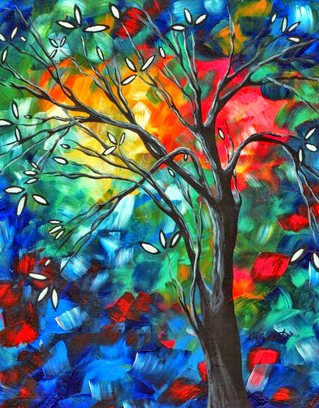 Megan Duncanson | Palette Knife Abstract Landscape painter | Tutt'Art ...