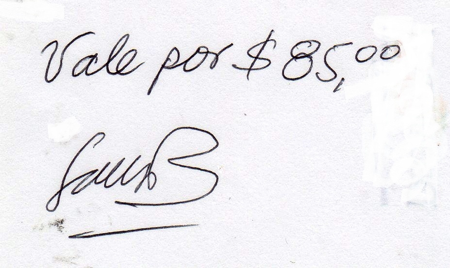 LAS COSAS QUE YA NO SON...: El vale, ¡vale!