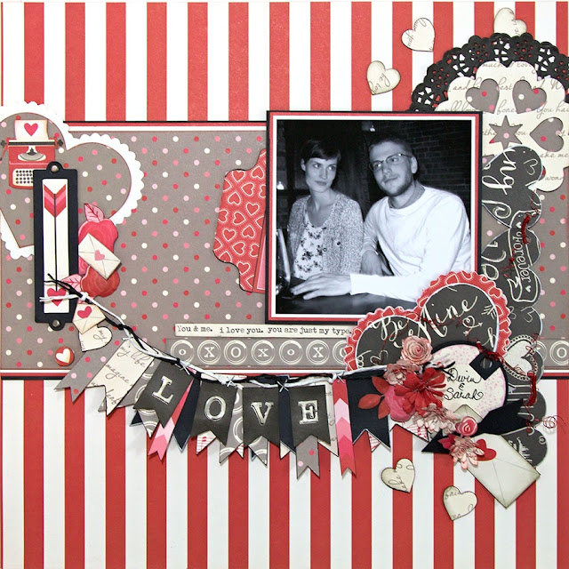 Sizzix Tutorial - Love Layout - In My Own Imagination