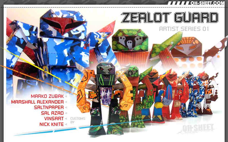 Zealot Guard Papercraft Series 1 | Papercraft Paradise | PaperCrafts ...