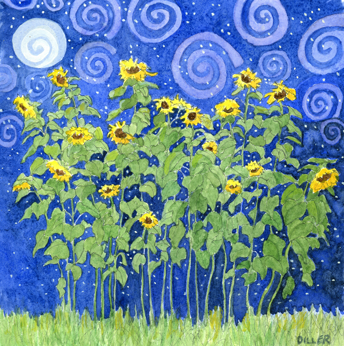 claudia diller: The Midnight Moonlight Sunflower Red Light Green Light ...
