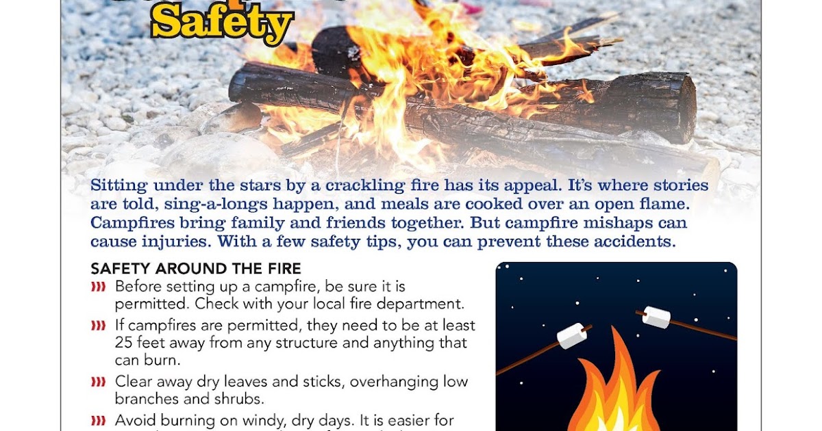 Village of Bellevue: NFPA: Camping Fire Safety