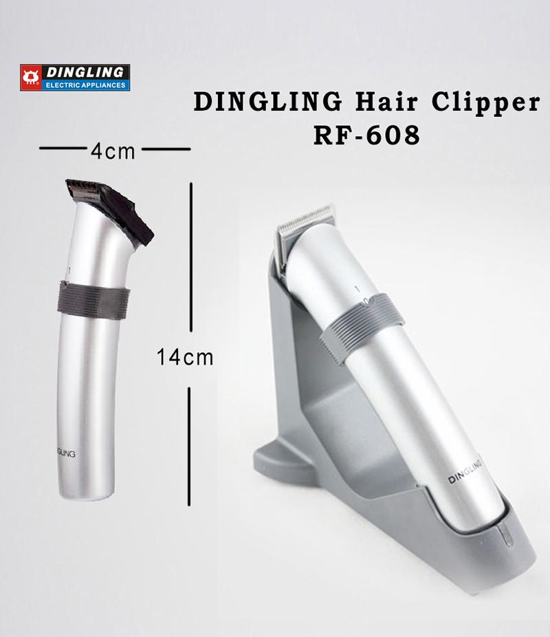 Dingling Rf- 609 Original - Hair & Beard Trimmer - Silver High Quality ...