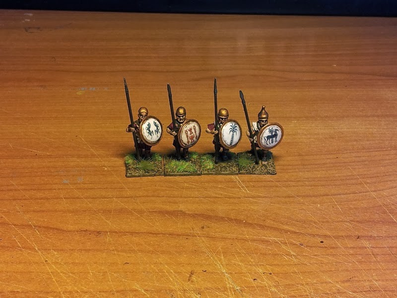 Hobby worker: First Painted Libyan Heavy Infantry