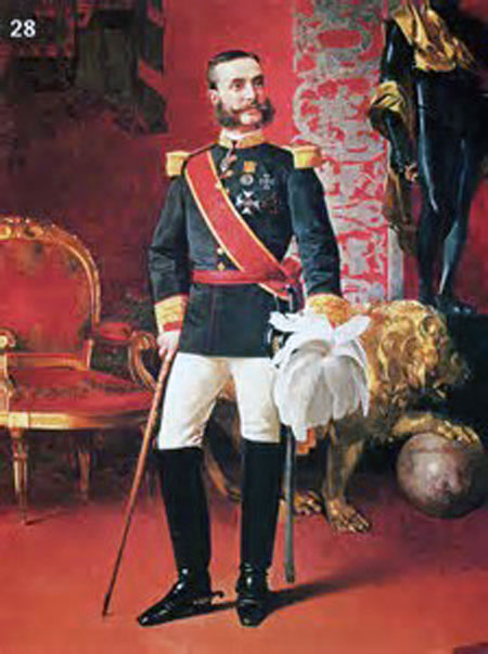 Alfonso XII, rey de España desde 1874 a 1885
