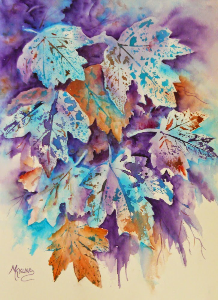 Martha Kisling Art With Heart : Fall Leaves and November Art Newsletter