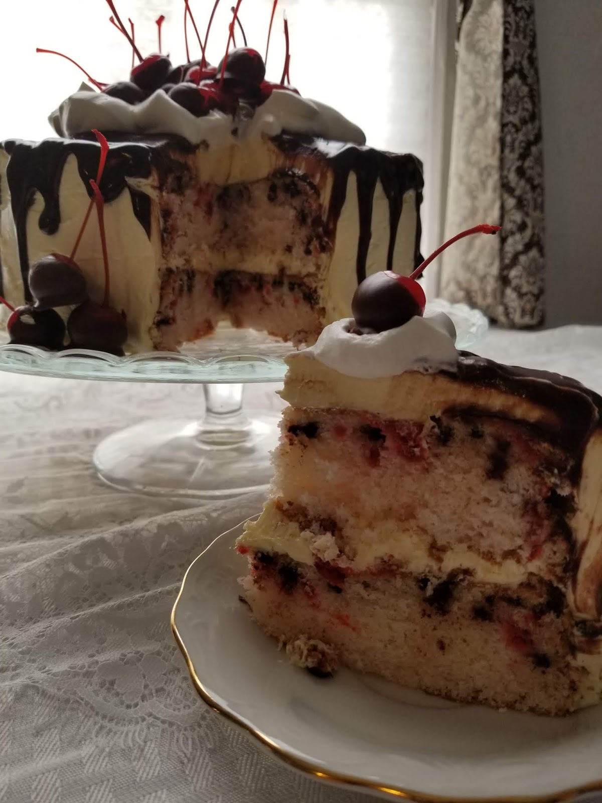 A Manly Cherry Birthday Cake